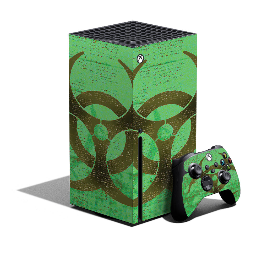 Biohazard Skin For Microsoft XBOX Series X Bundle — MightySkins