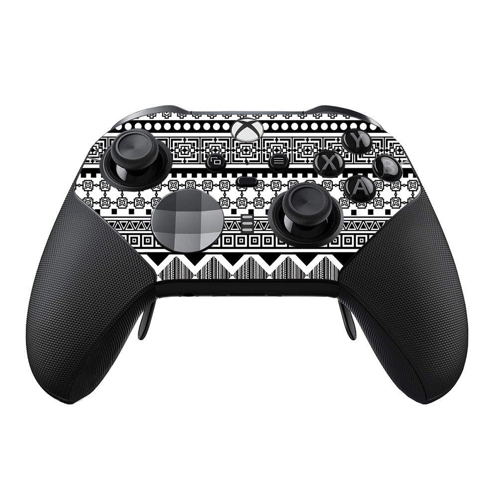 Black Aztec Skin For Microsoft XBOX Elite Series 2 Controller — MightySkins