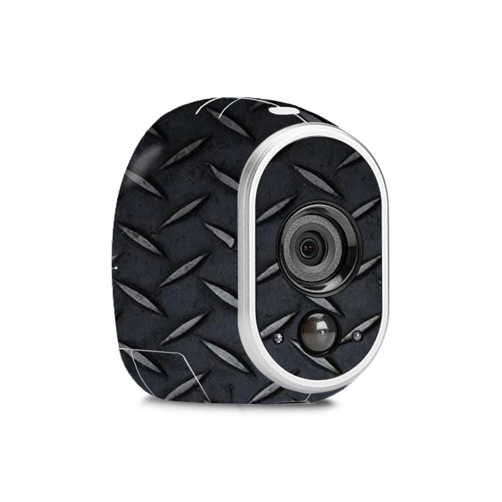 Black Diamond Plate Skin For Netgear Arlo — MightySkins