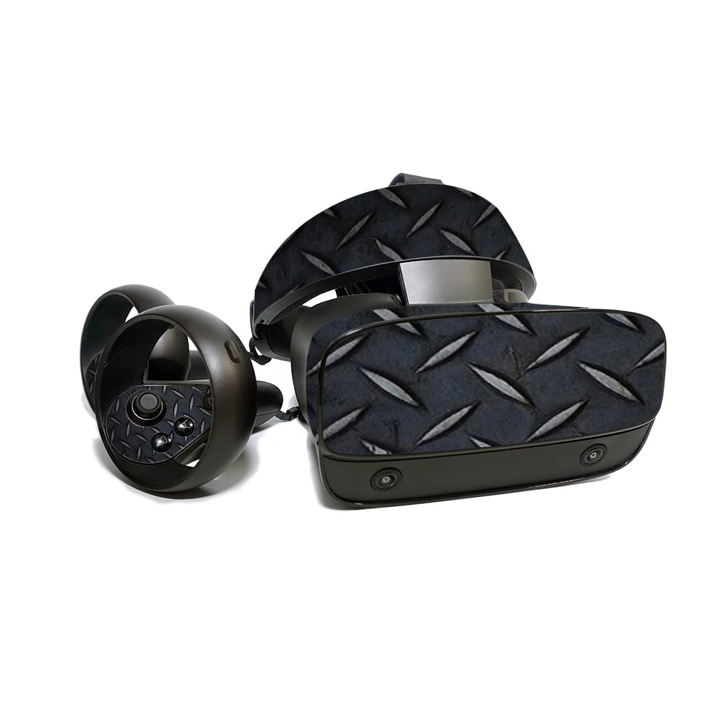 Black Diamond Plate Skin For Oculus Rift S — MightySkins