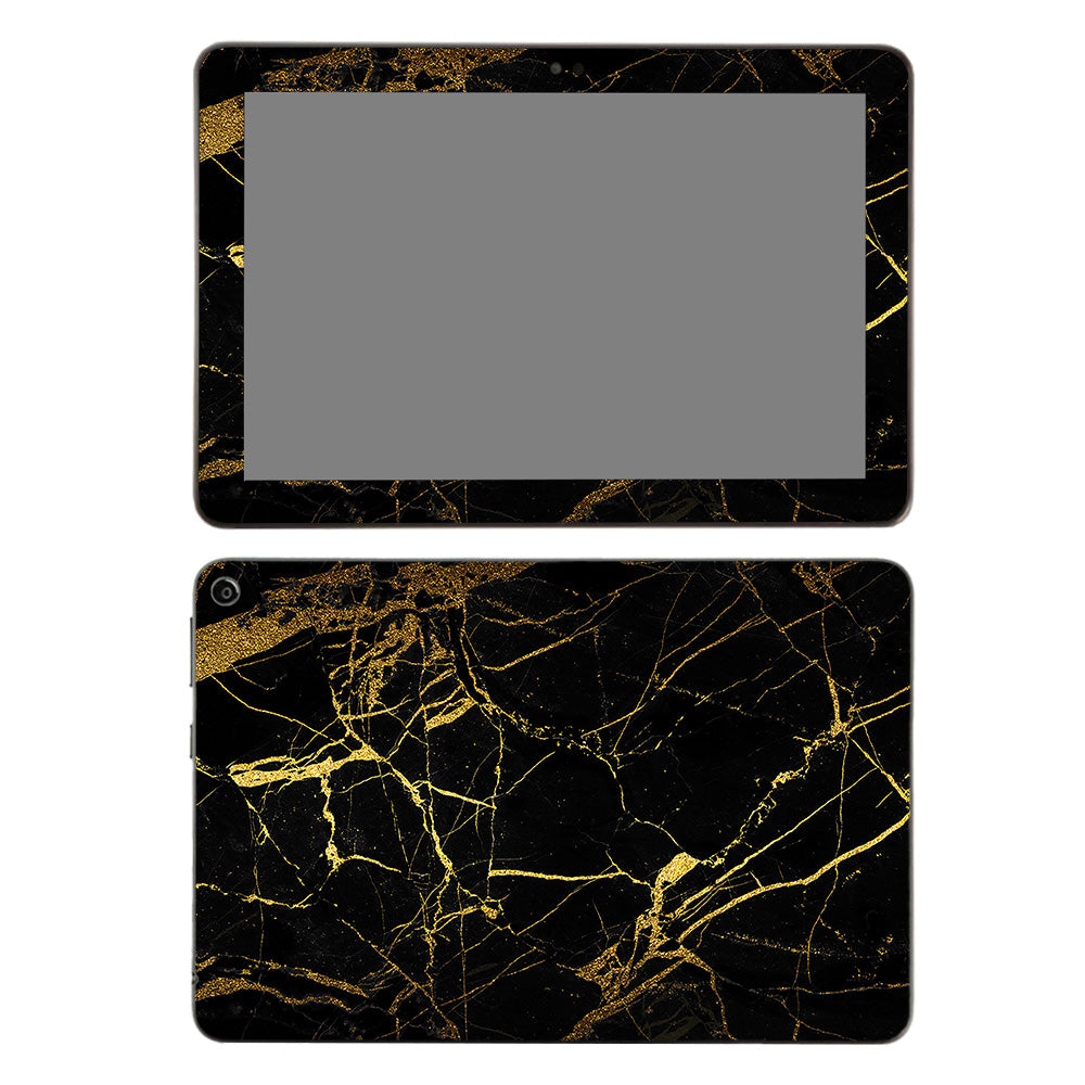 Black Gold Marble Skin For Amazon Fire HD 8 (2020) — MightySkins