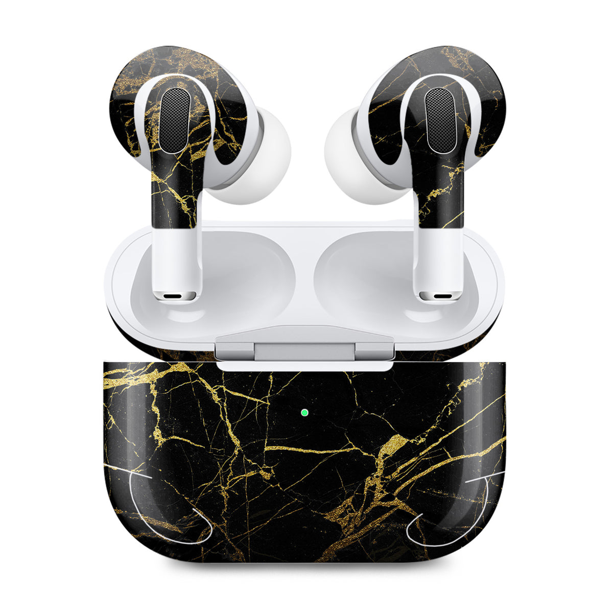 Black Gold Marble Skin For Apple AirPods Pro 2 — MightySkins