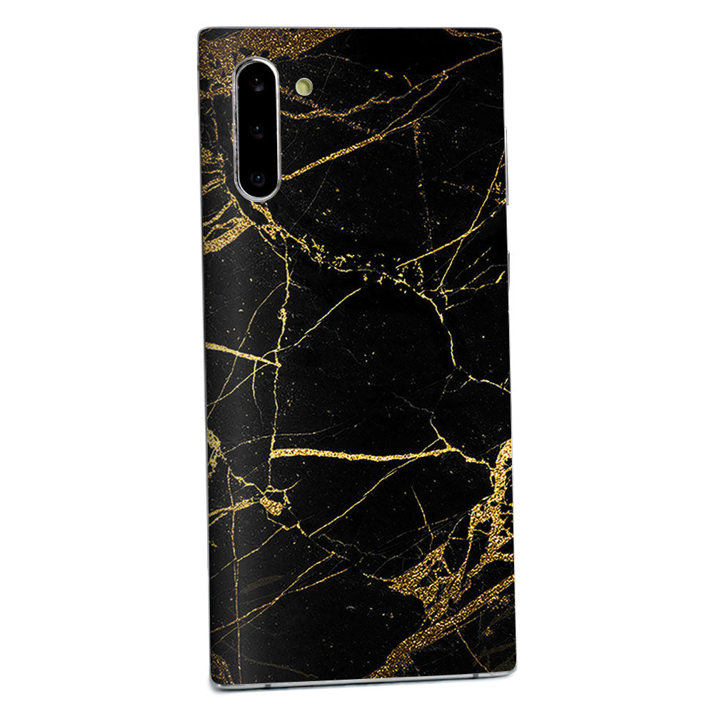 Black Gold Marble Skin For Samsung Galaxy Note10 — MightySkins
