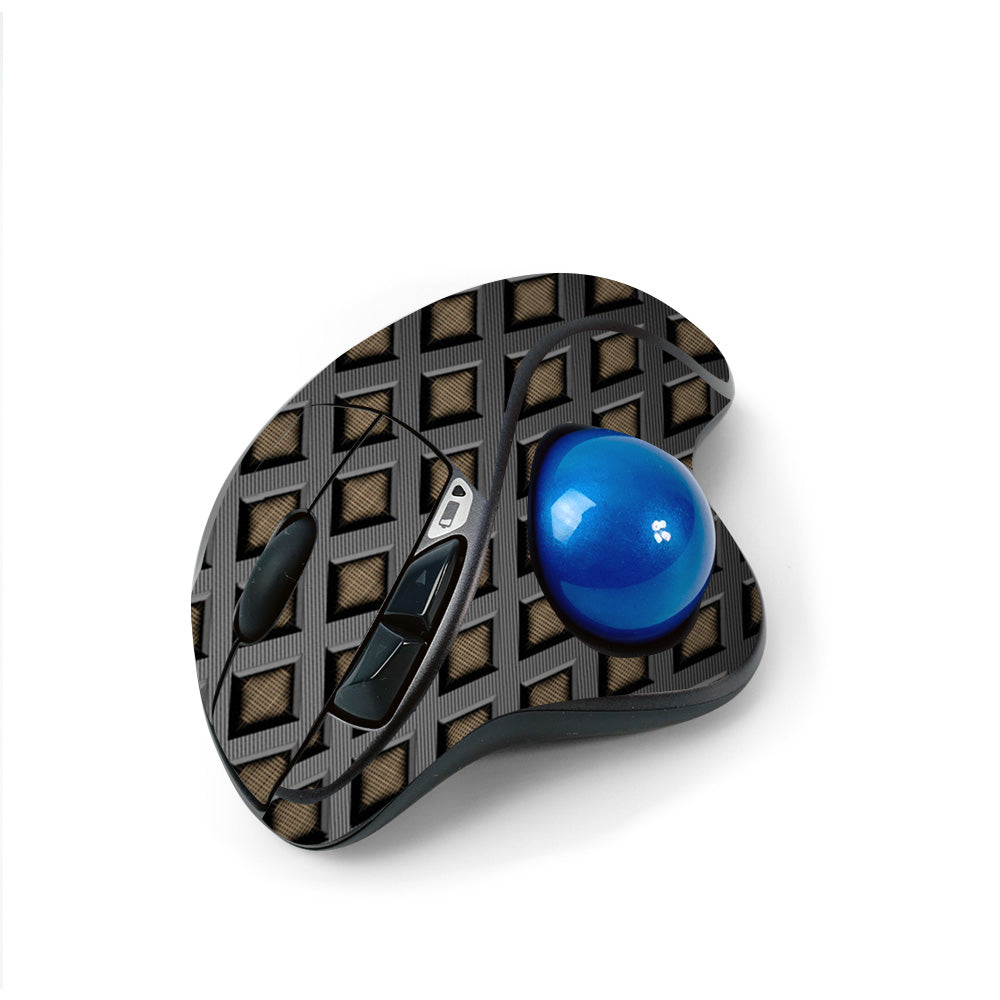 Black Wall Skin For Logitech M570 Wireless Trackball Mouse — MightySkins