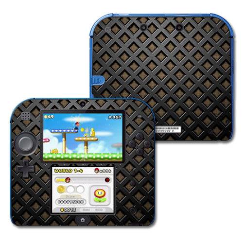 Black Wall Skin For Nintendo 2DS — MightySkins