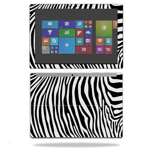 Black Zebra Skin For Microsoft Surface 3 10.8" — MightySkins