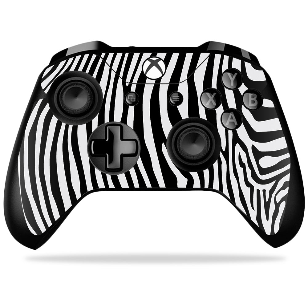 Black Zebra Skin For Microsoft Xbox One X Controller — MightySkins