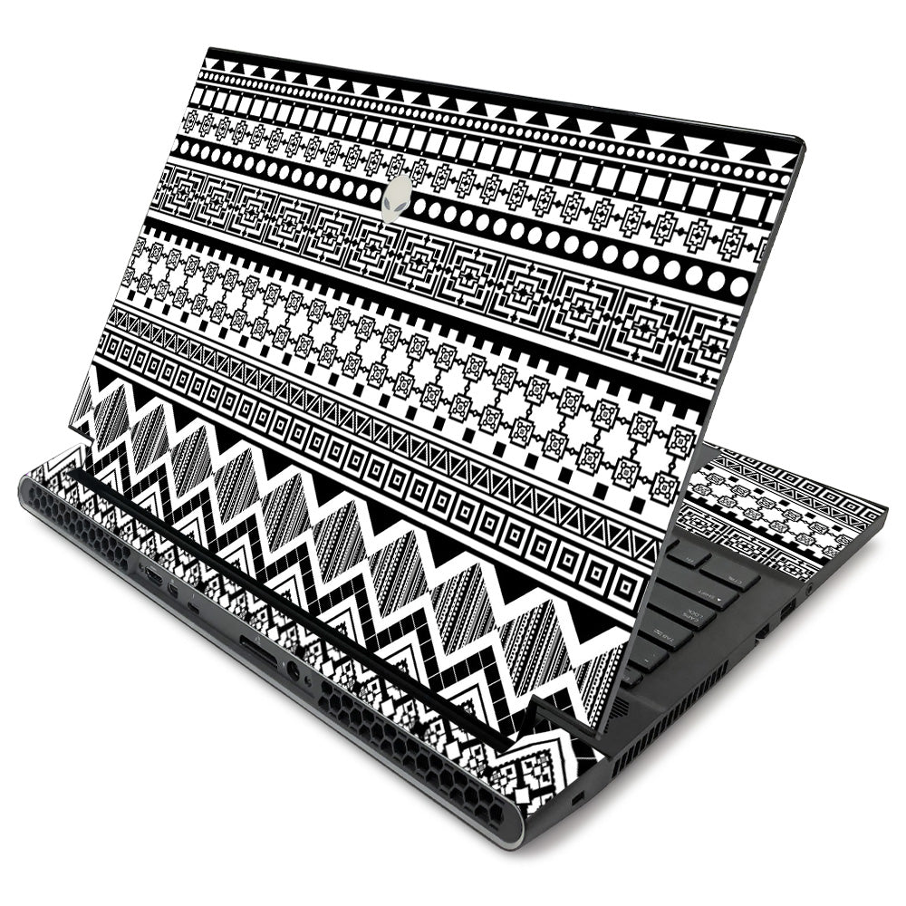 Black Aztec Skin For m17 R2 (2019) — MightySkins