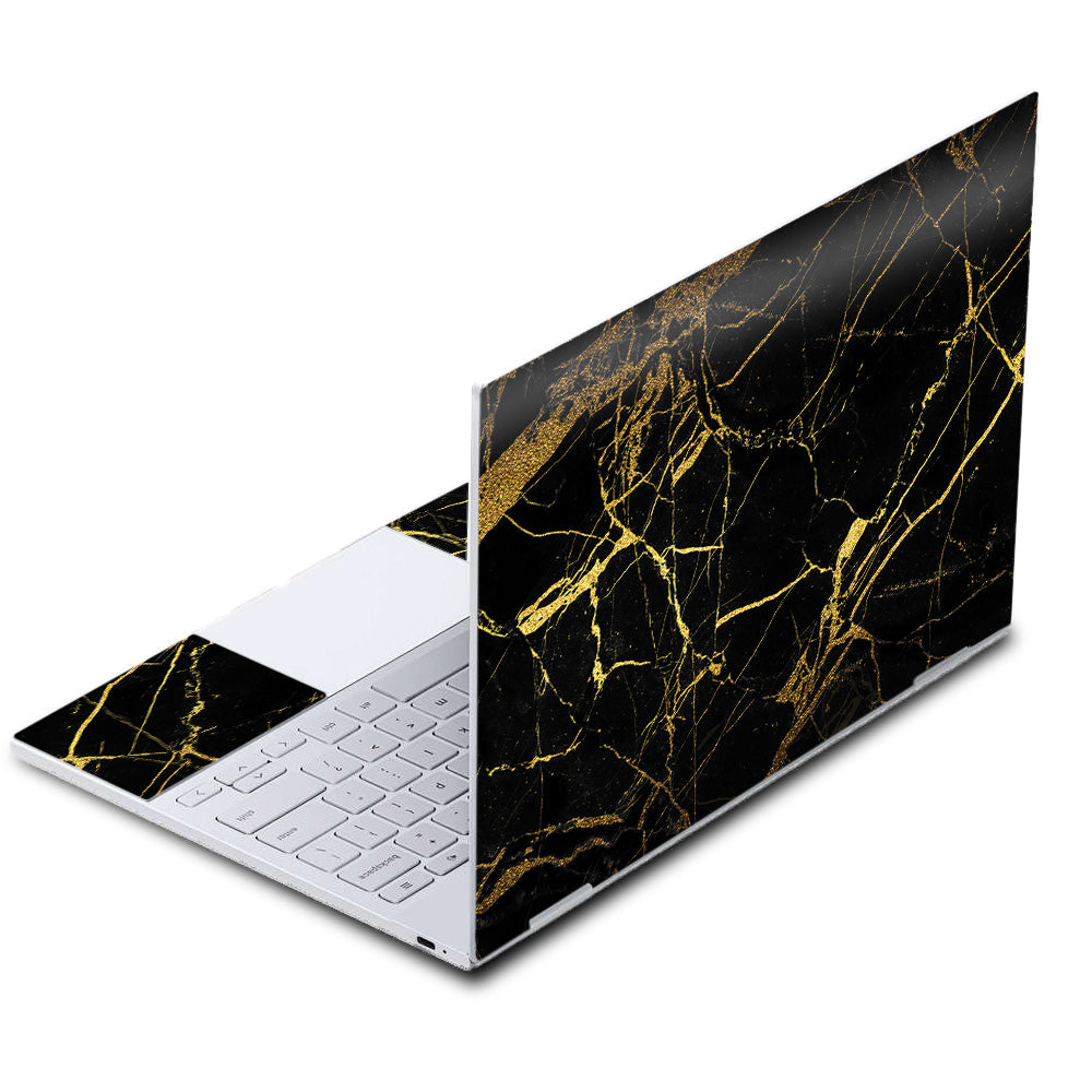 Black Gold Marble Skin For Pixelbook — MightySkins