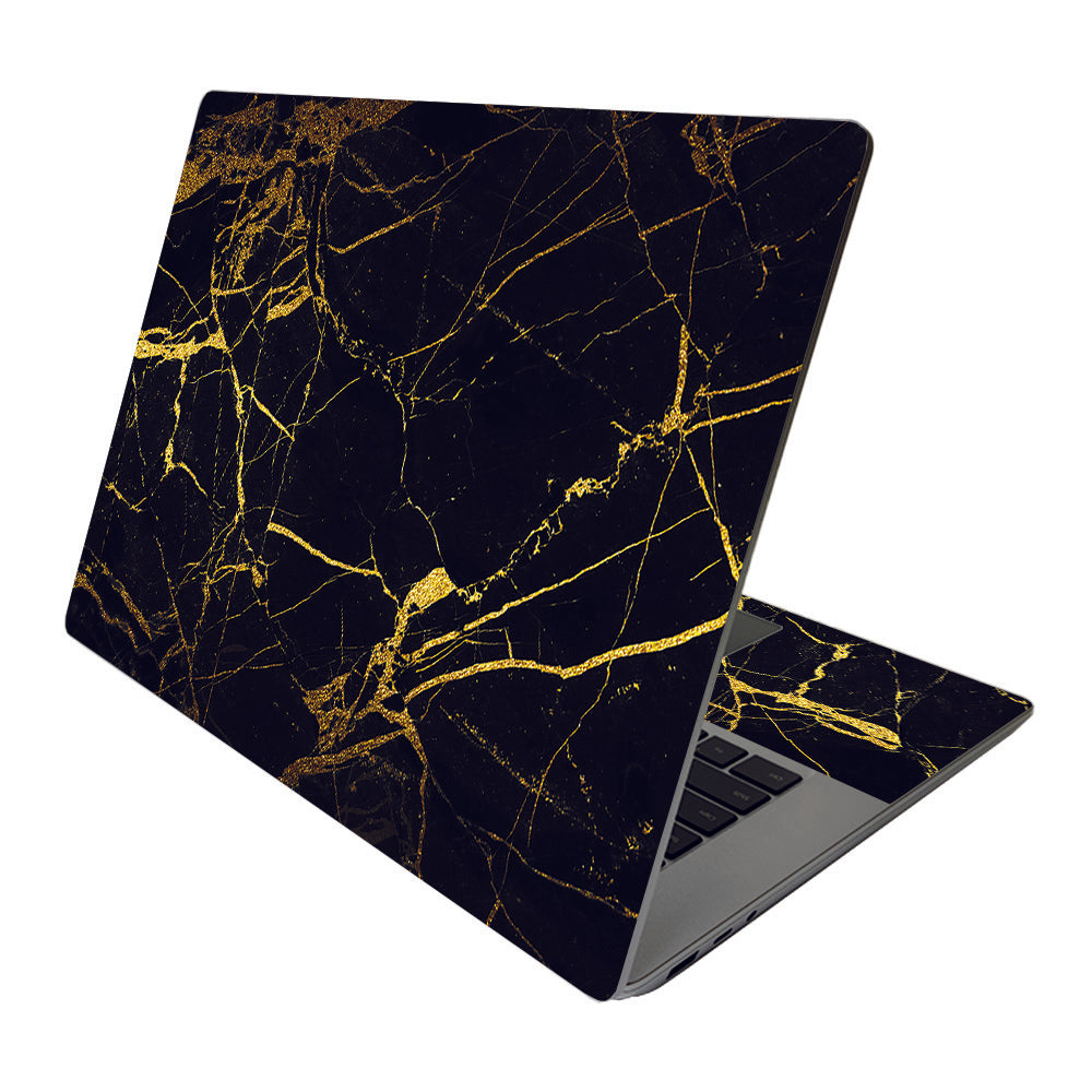 Black Gold Marble Skin For Surface Laptop 4 15” — MightySkins
