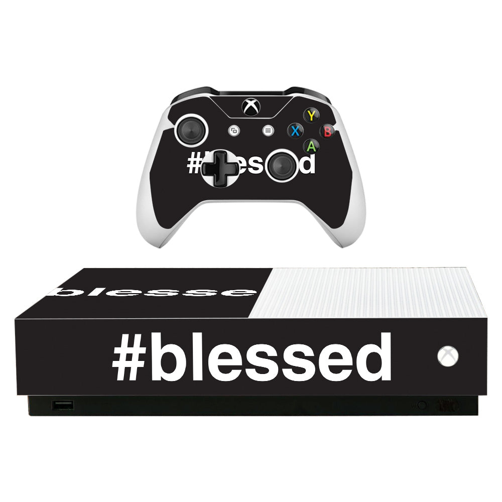 Blessed Skin For Microsoft Xbox One S All-Digital Edition — MightySkins