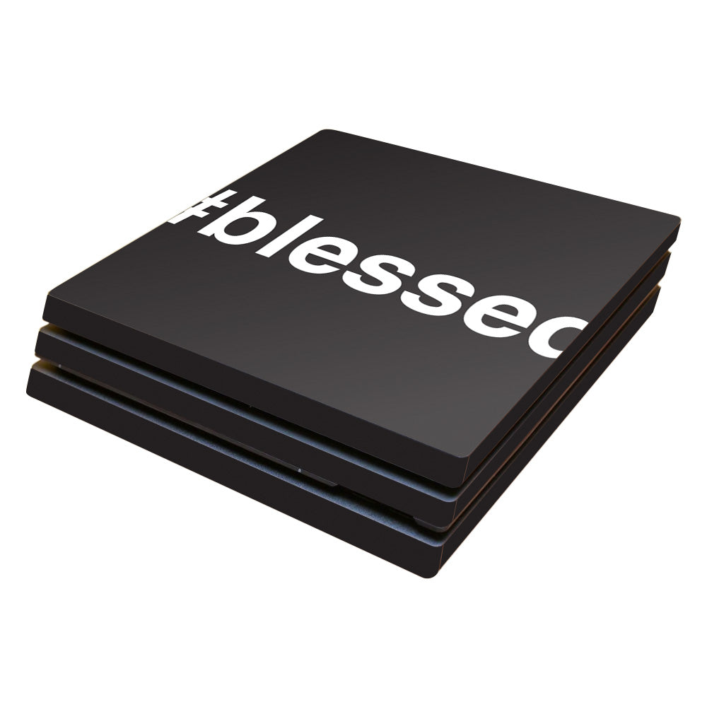 Blessed Skin For Sony PS4 Pro Console — MightySkins