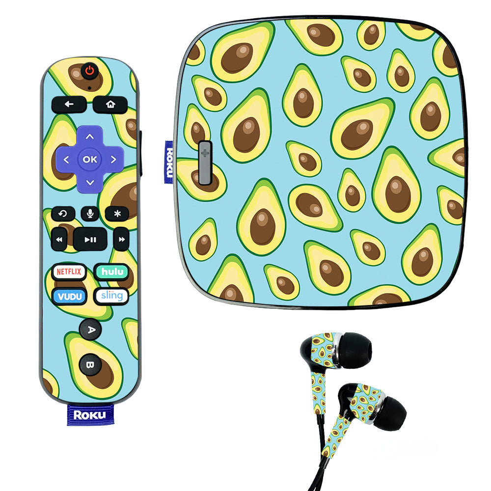 Blue Avocados Skin For Roku Ultra — MightySkins