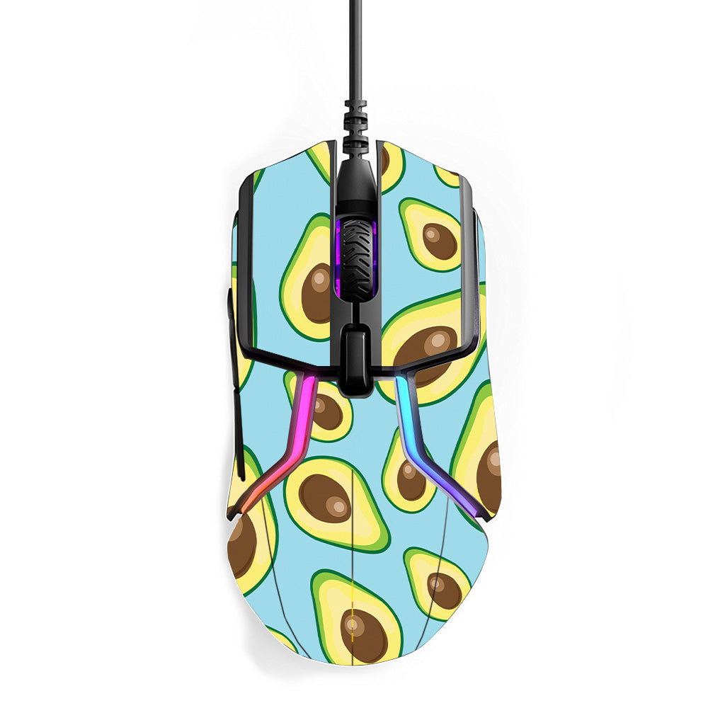 Blue Avocados Skin For SteelSeries Rival 600 Gaming Mouse — MightySkins