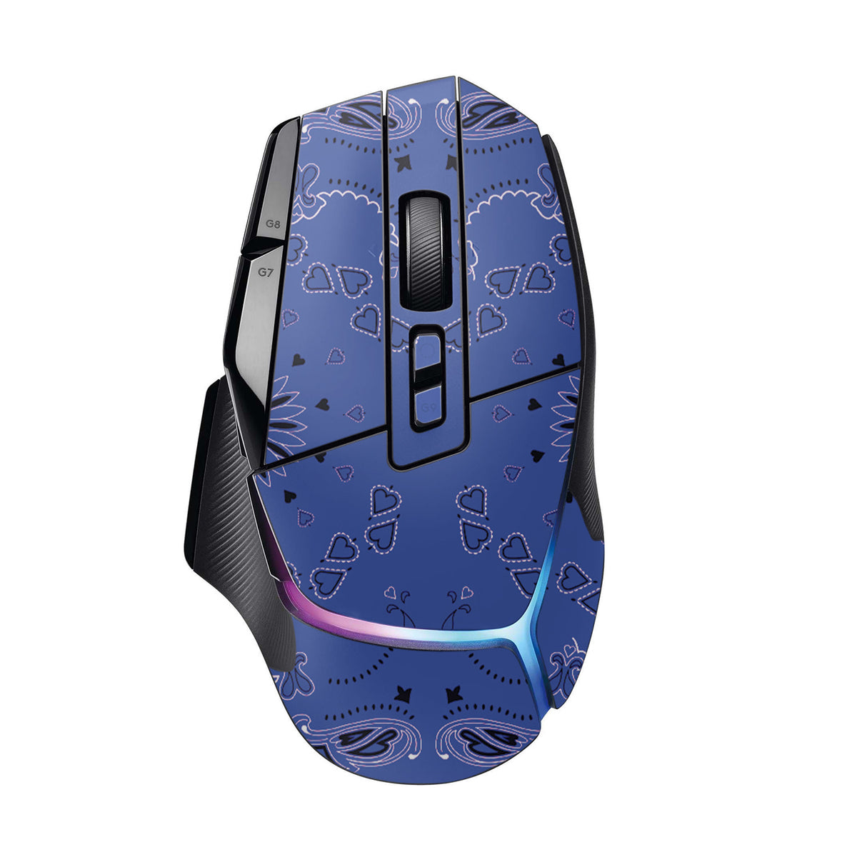 Blue Bandana Skin For Logitech G502 X Plus — MightySkins