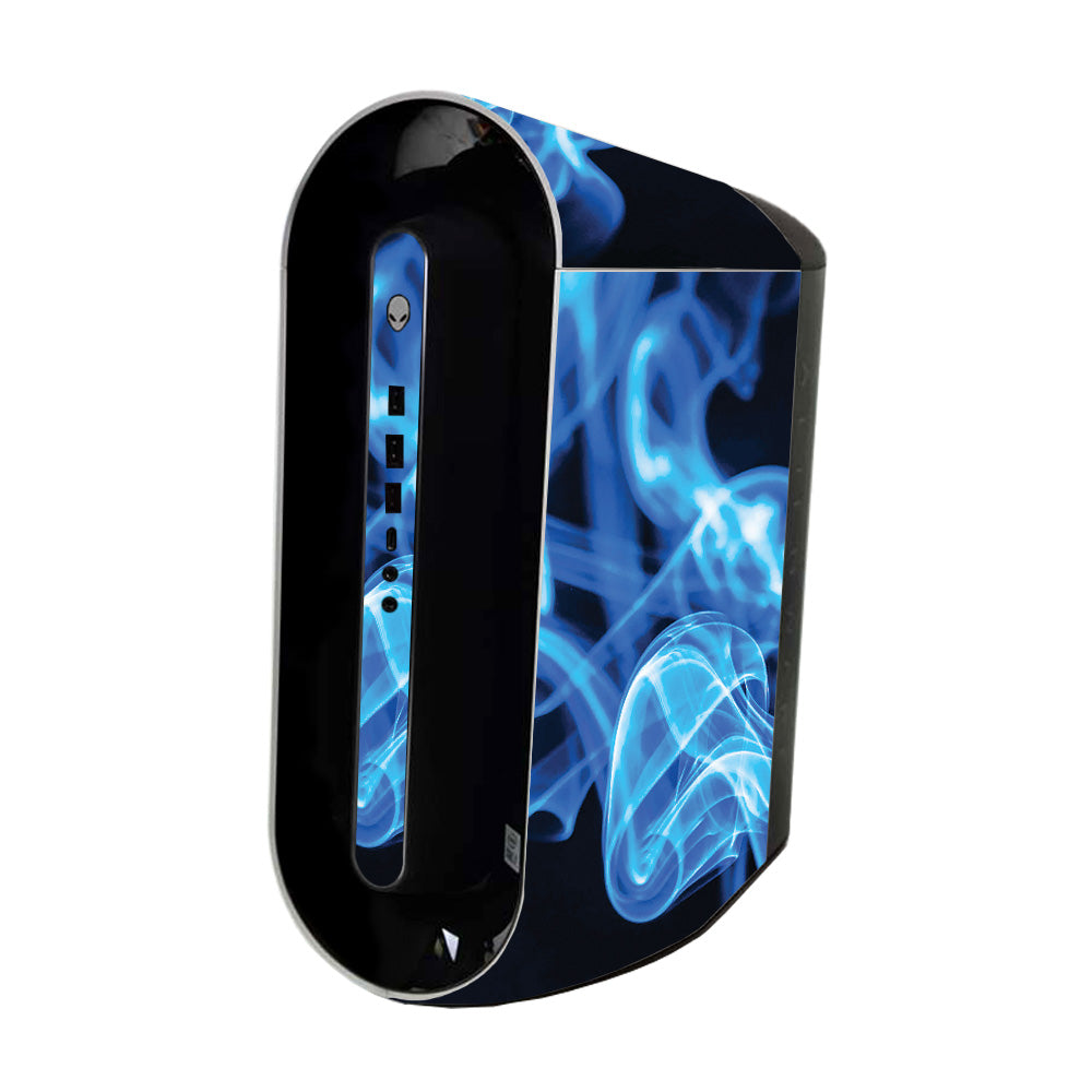 Blue Flames Skin For Alienware Aurora R11 Gaming Desktop — MightySkins