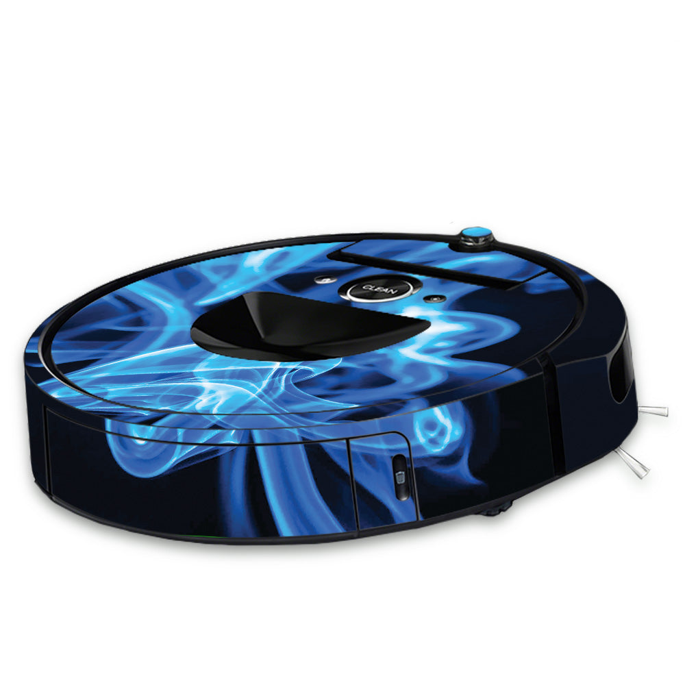 Blue Flames Skin For iRobot Roomba i7 Robot — MightySkins