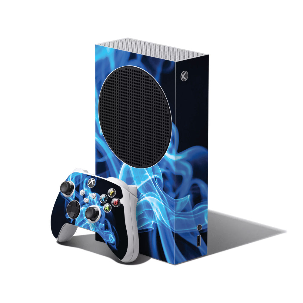 Blue Flames Skin For Microsoft XBOX Series S Bundle — MightySkins