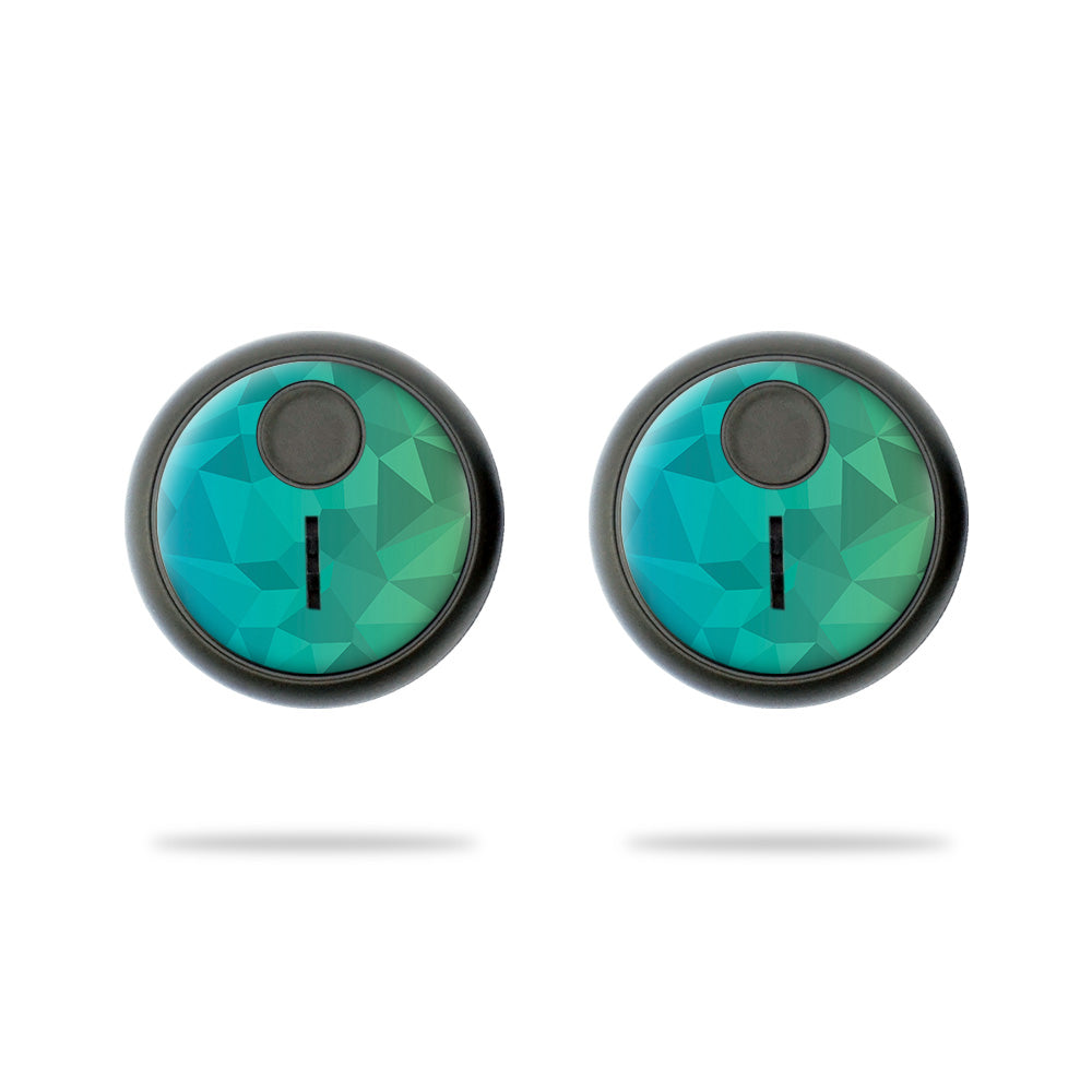 Blue Green Polygon Skin For Tile Sticker (2020) 2 Pack — MightySkins