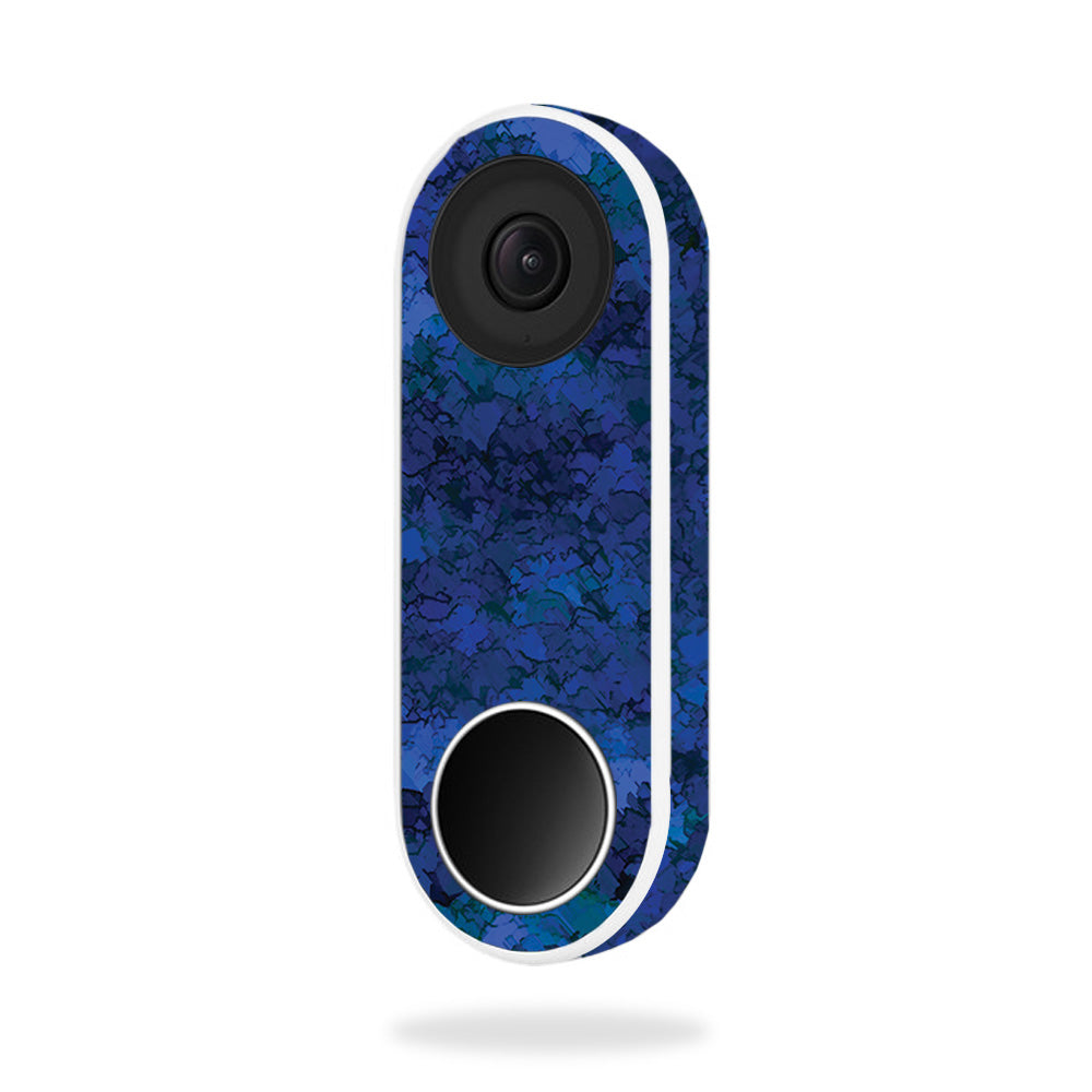 Blue Ice Skin For Nest Hello Video Doorbell — MightySkins