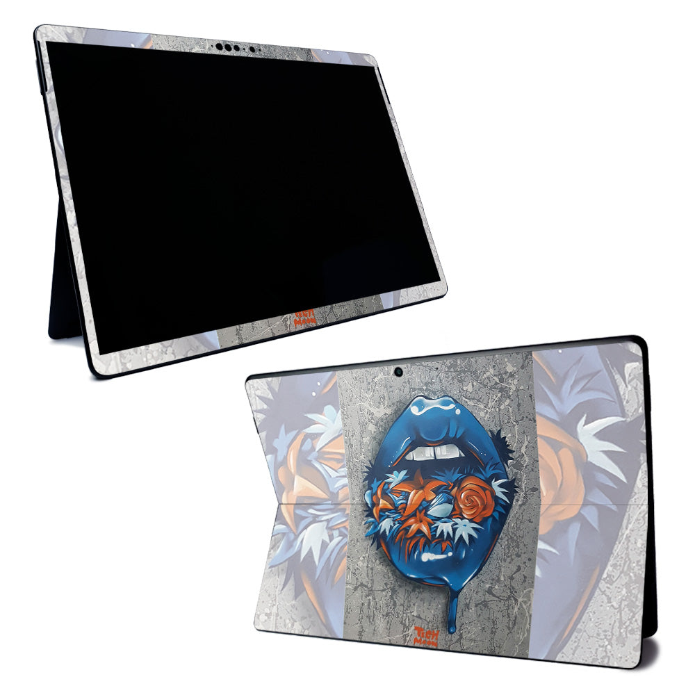 Blue Lips Skin For Microsoft Surface Pro X — MightySkins