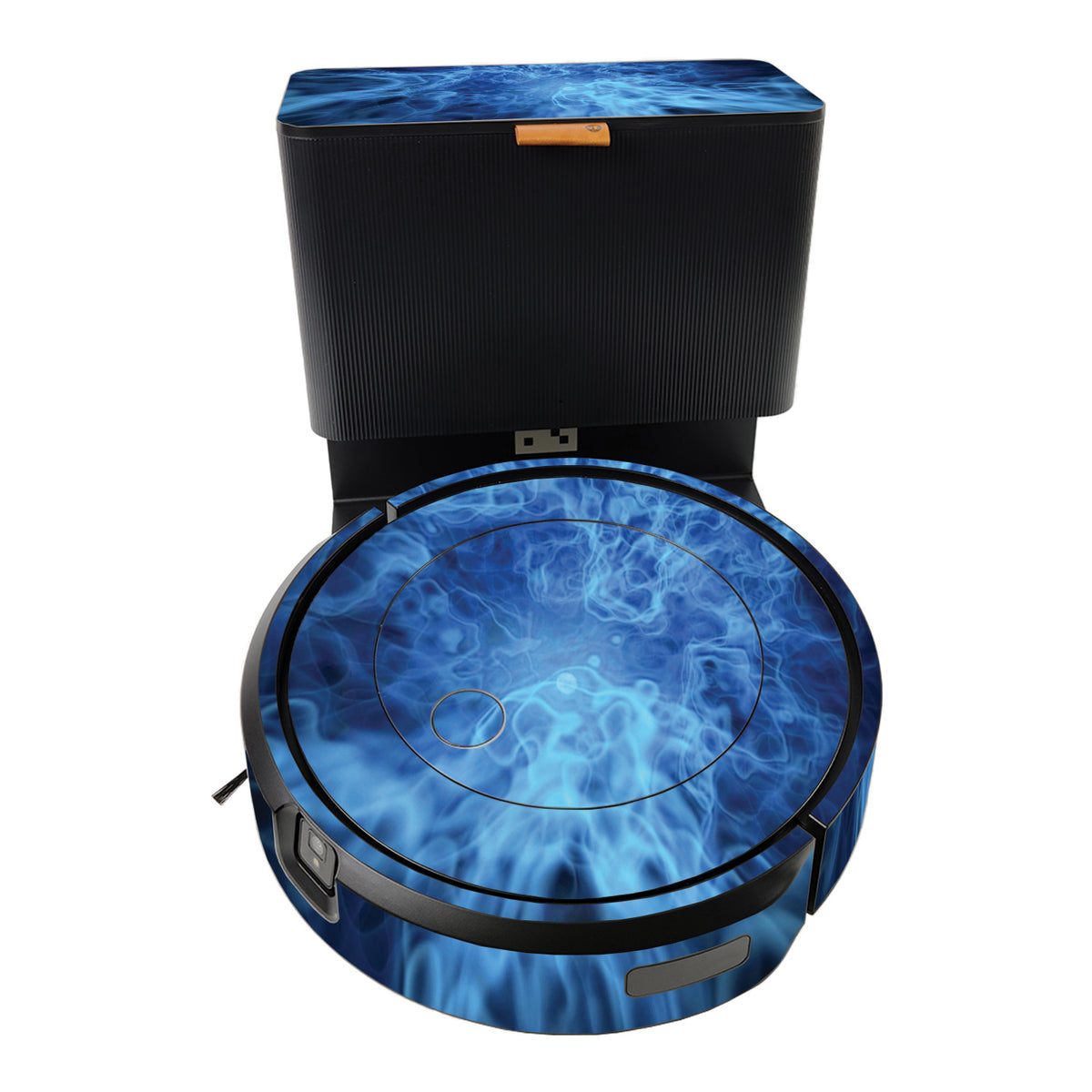 Blue Mystic Flames Skin For iRobot Roomba j7+ — MightySkins