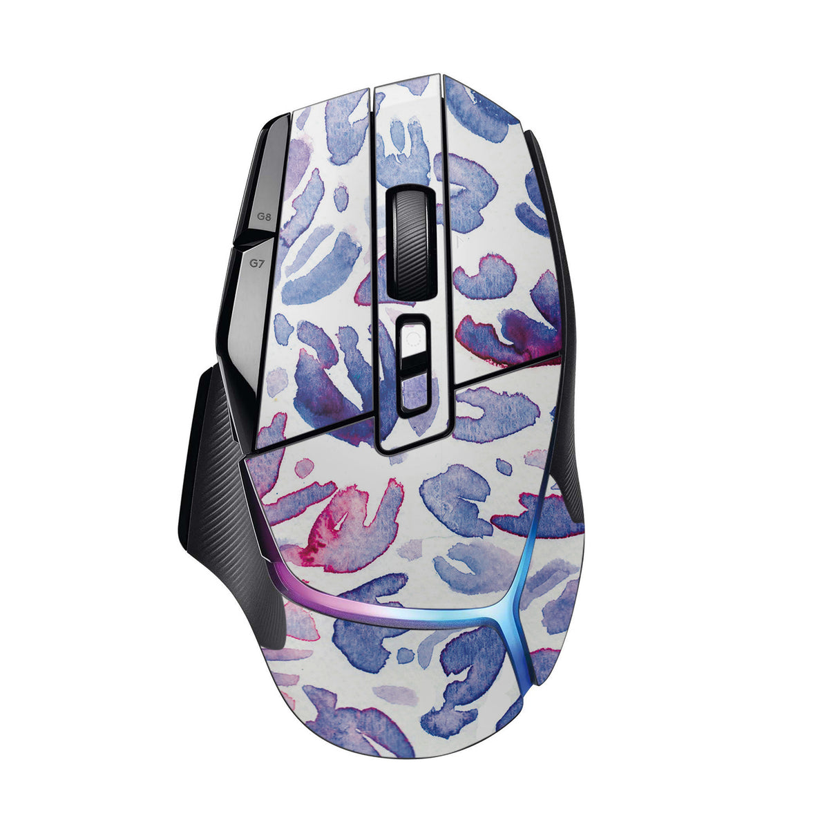 Blue Petals Skin For Logitech G502 X Plus — MightySkins
