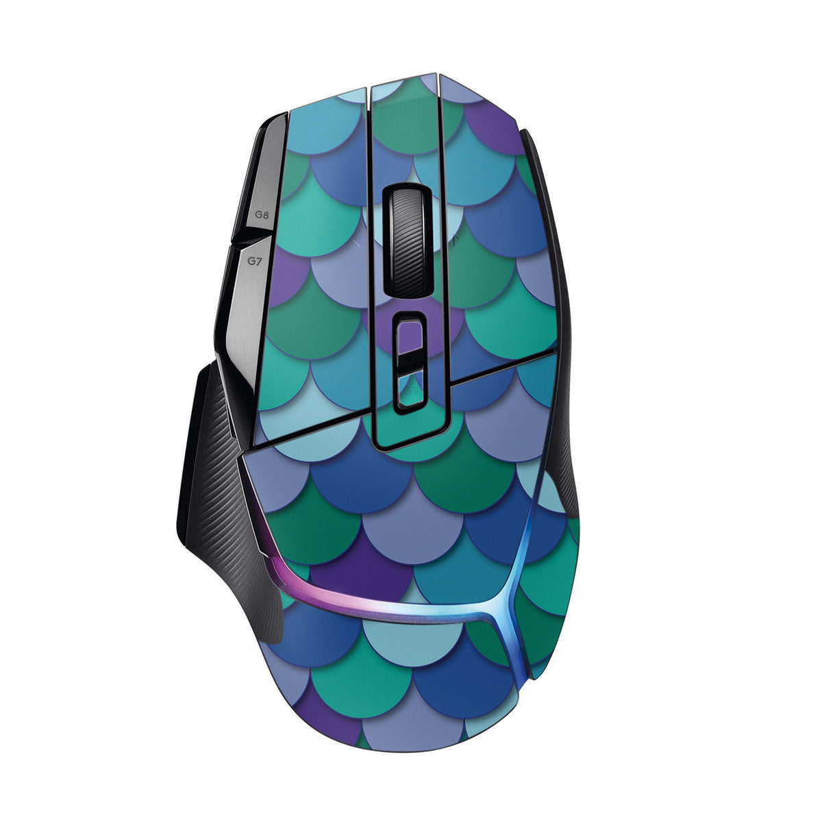 Blue Scales Skin For Logitech G502 X Plus — MightySkins