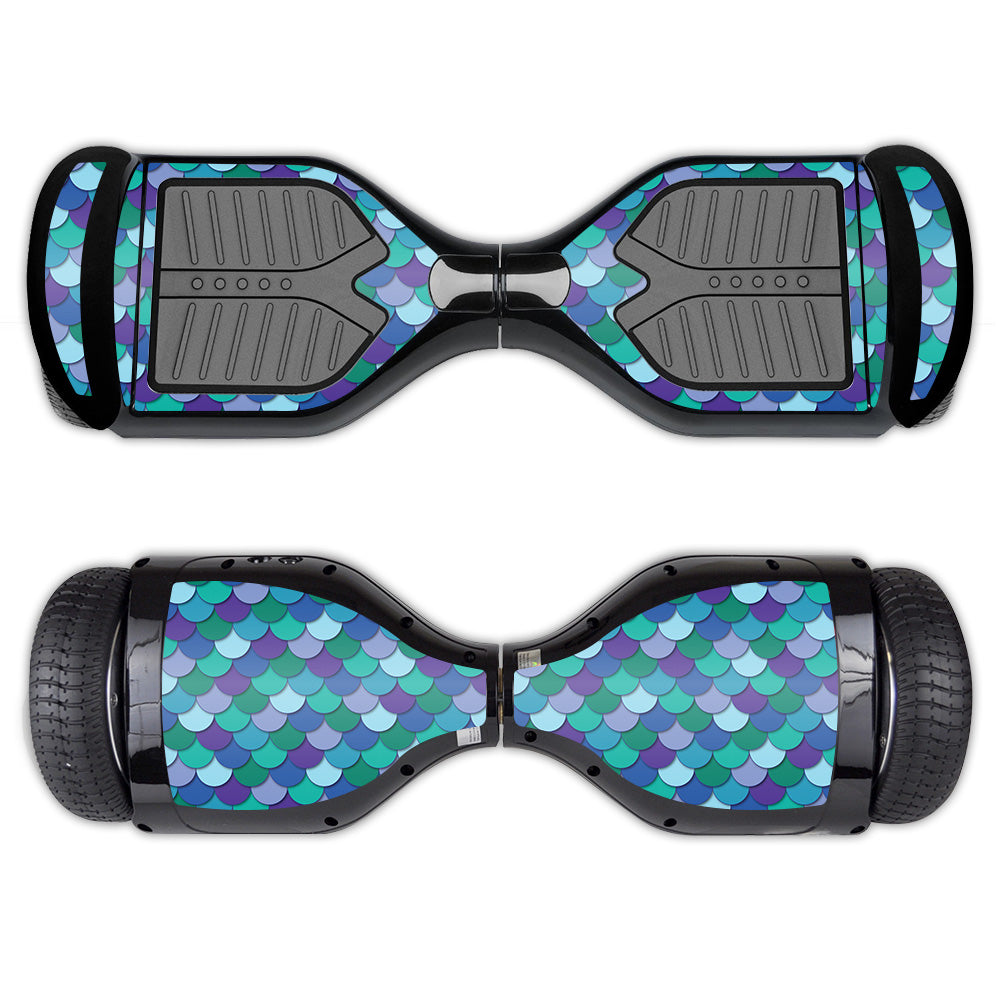 Blue Scales Skin For Swagtron T1 — MightySkins