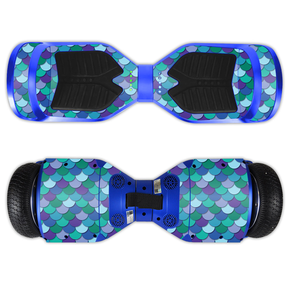 Blue Scales Skin For Swagtron T3 — MightySkins