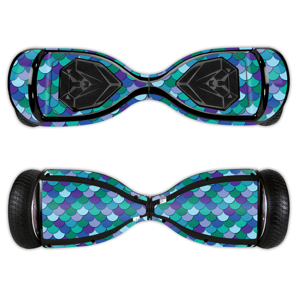 Blue Scales Skin For Swagtron T5 — MightySkins