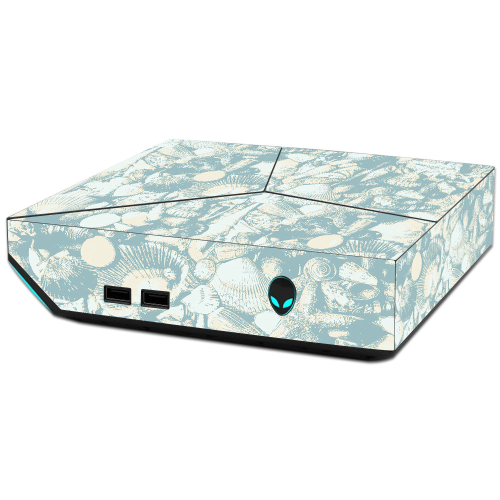 Blue Seashells Skin For Alienware Steam Machine — MightySkins