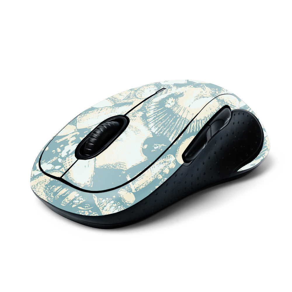 Blue Seashells Skin For Logitech Control Plus M510 Mouse — MightySkins