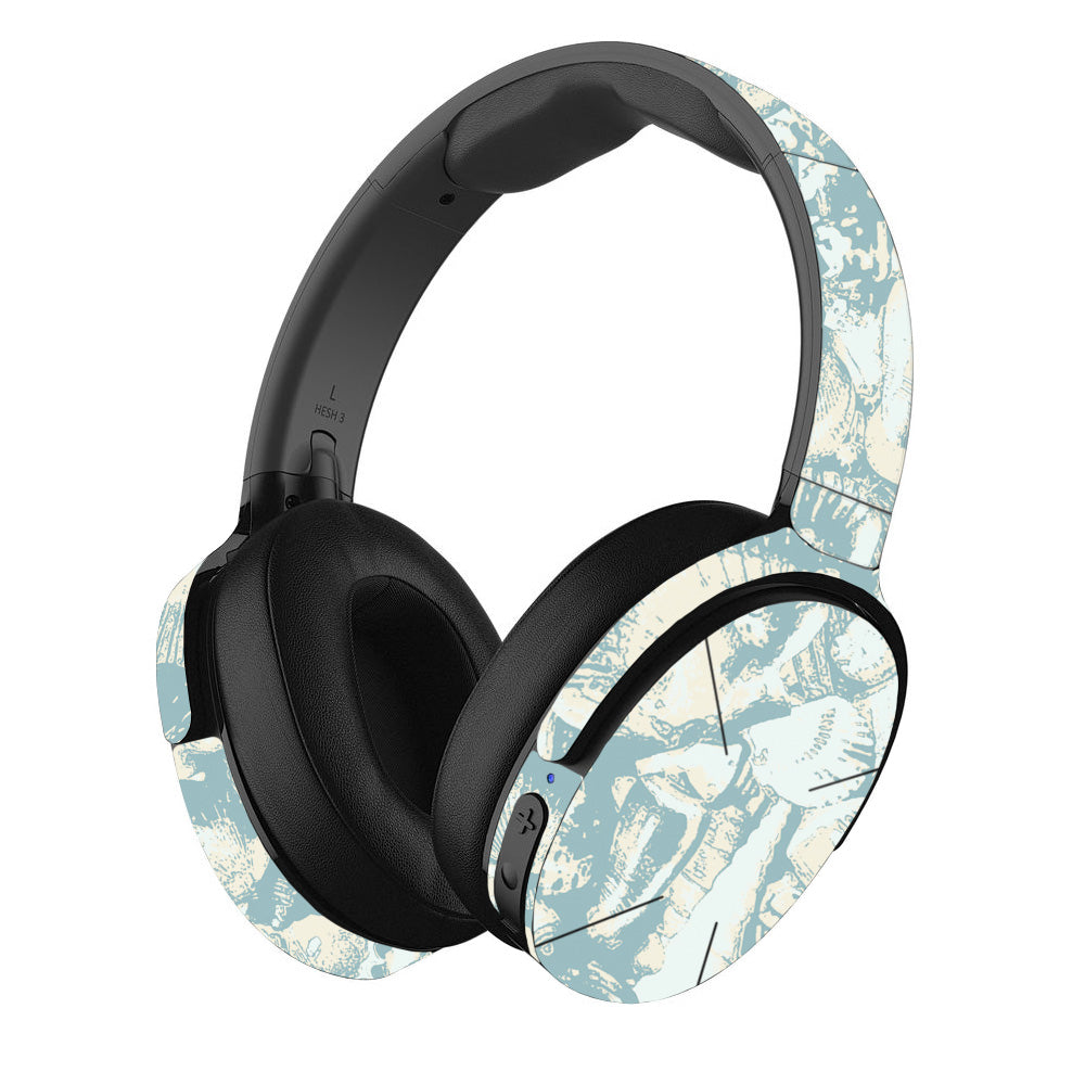 Blue Seashells Skin For Skullcandy Hesh 3 — MightySkins