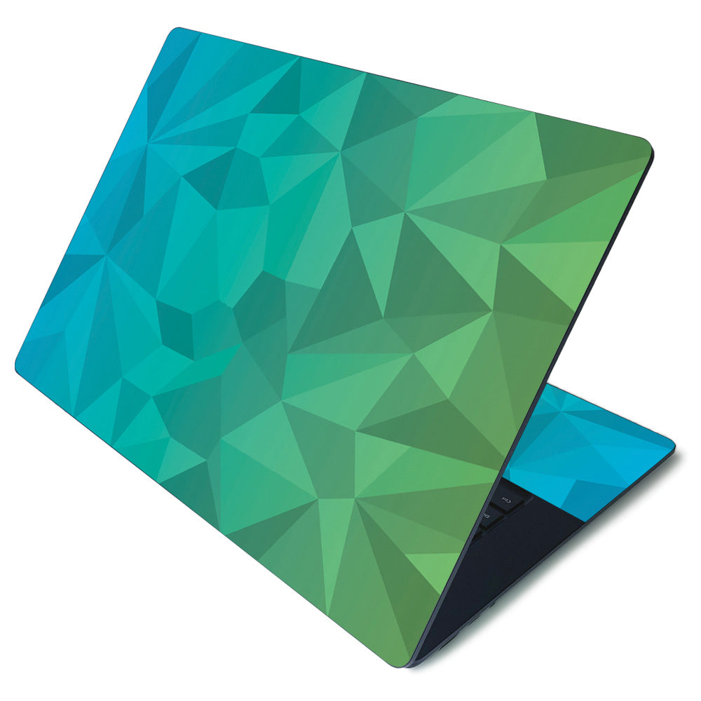 Blue Green Polygon Skin For Surface Laptop 3 15" — MightySkins