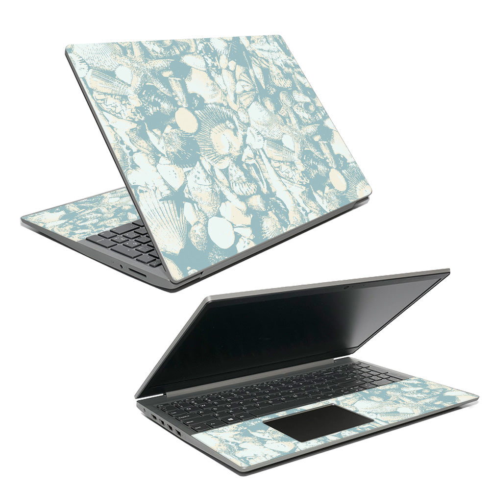 Blue Seashells Skin For IdeaPad S145 15" (2019) — MightySkins
