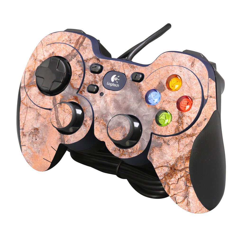 Blush Marble Skin For Logitech F310 Gamepad — MightySkins