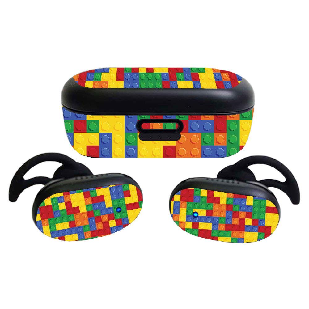 Brick By Brick Skin For Bose QuietComfort Earbuds (2020) — MightySkins