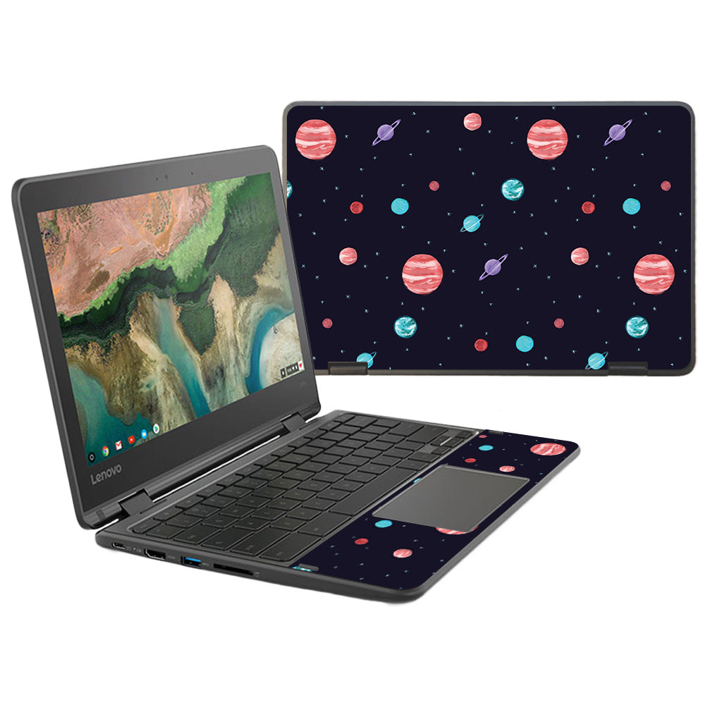 Bright Night Sky Skin For 300e Chromebook 11.6" (2018) — MightySkins