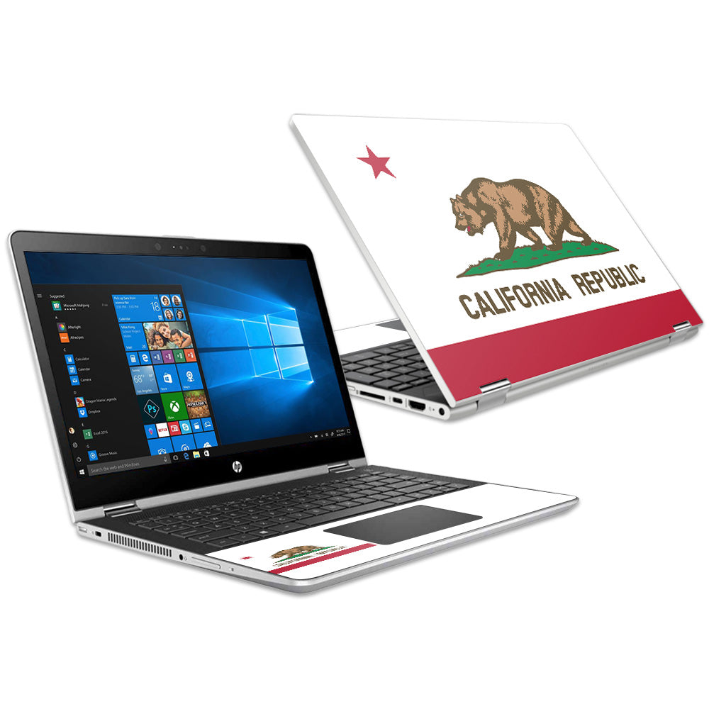 California Flag Skin For Pavilion x360 15.6" (2018) — MightySkins