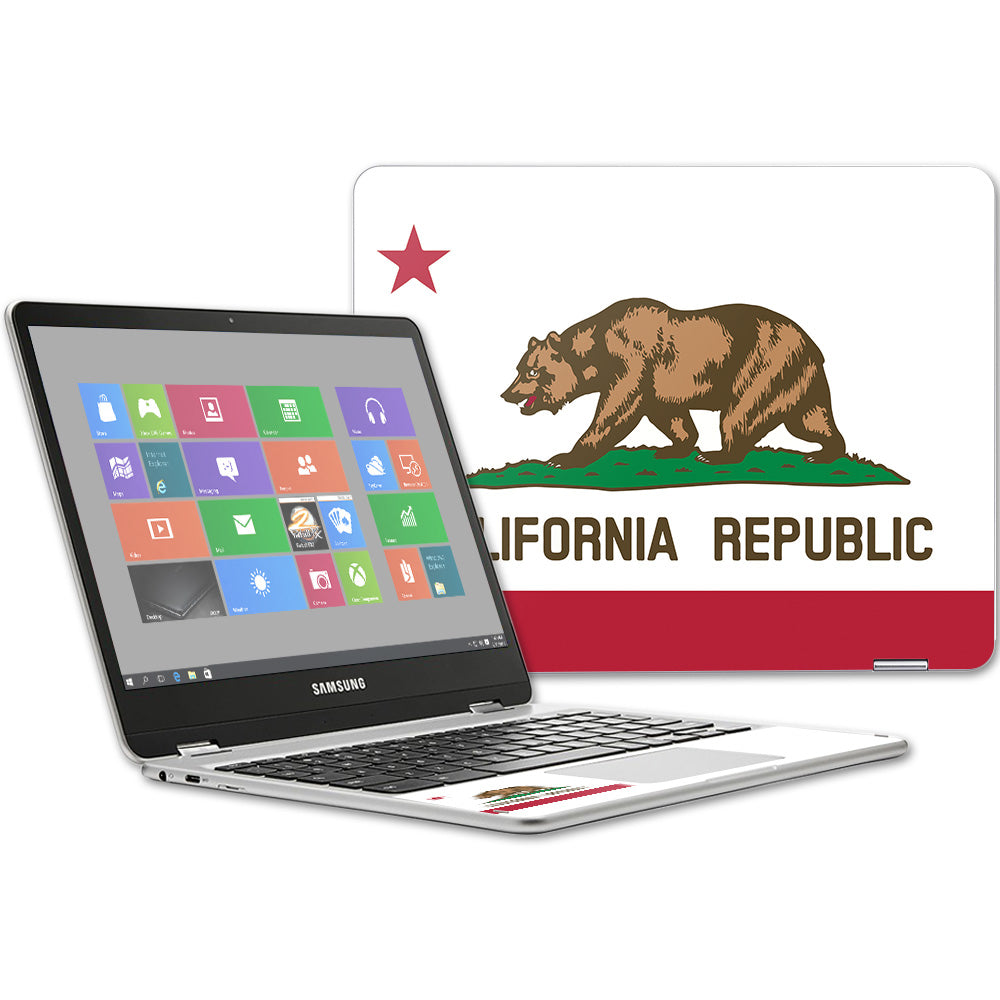 California Flag Skin For Chromebook Plus 12.3"(2017 — MightySkins