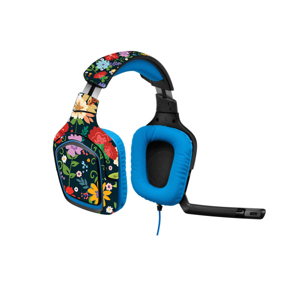 Cartoon Bloom Skin For Logitech G430 Headset — MightySkins