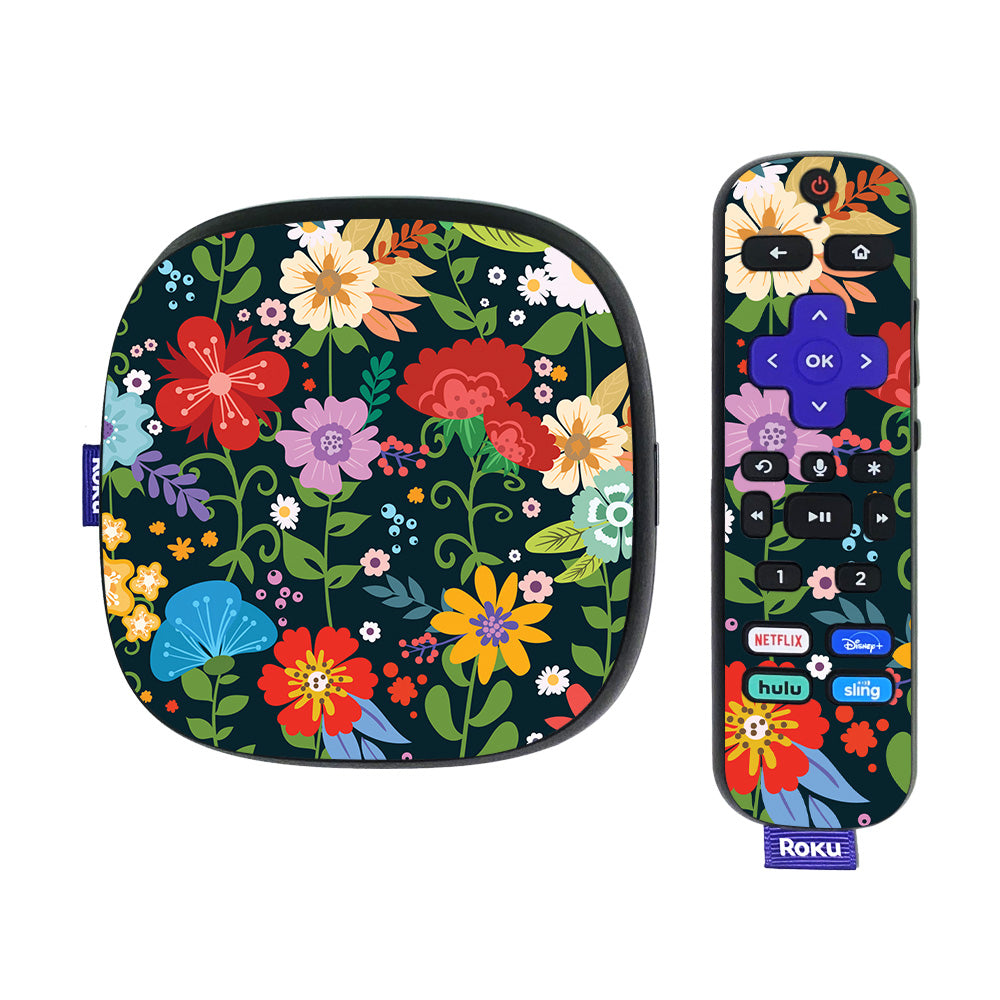 Cartoon Bloom Skin For Roku Ultra HDR 4K Streaming Media Player (2020 ...