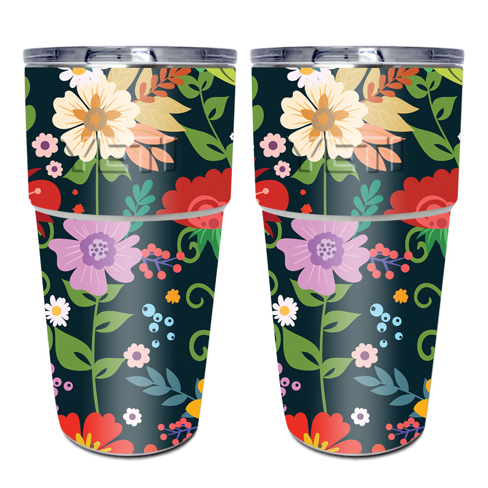 Cartoon Bloom Skin For Yeti Rambler 16 oz. Stackable Pints (2 Pack ...
