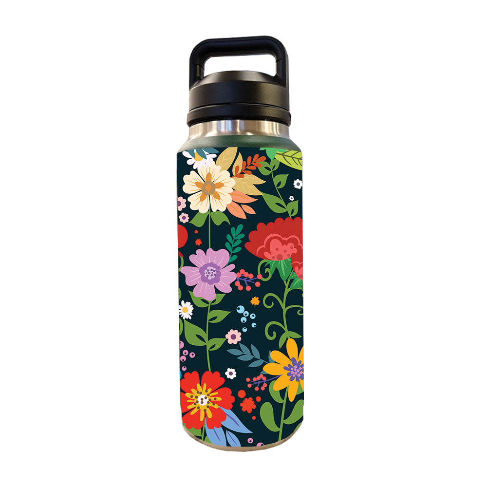 Cartoon Bloom Skin For Yeti Bottle 36 oz — MightySkins