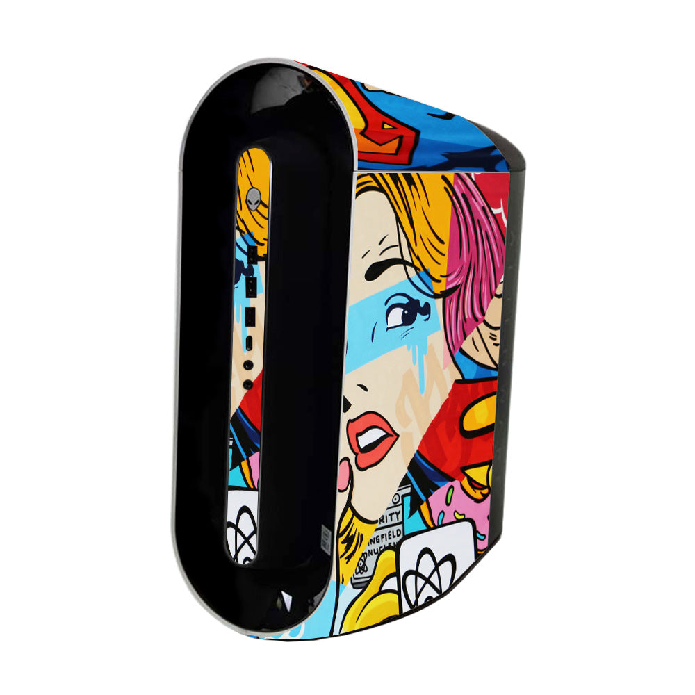 Cartoon Mania Skin For Alienware Aurora R11 Gaming Desktop — MightySkins