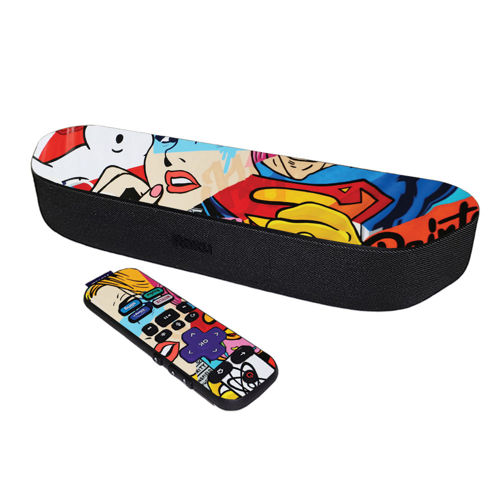 Cartoon Mania Skin For Roku Streambar Media Player (2020) — MightySkins