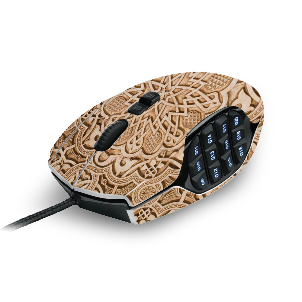 Carved Skin For Logitech G600 MMO Gaming Mouse — MightySkins