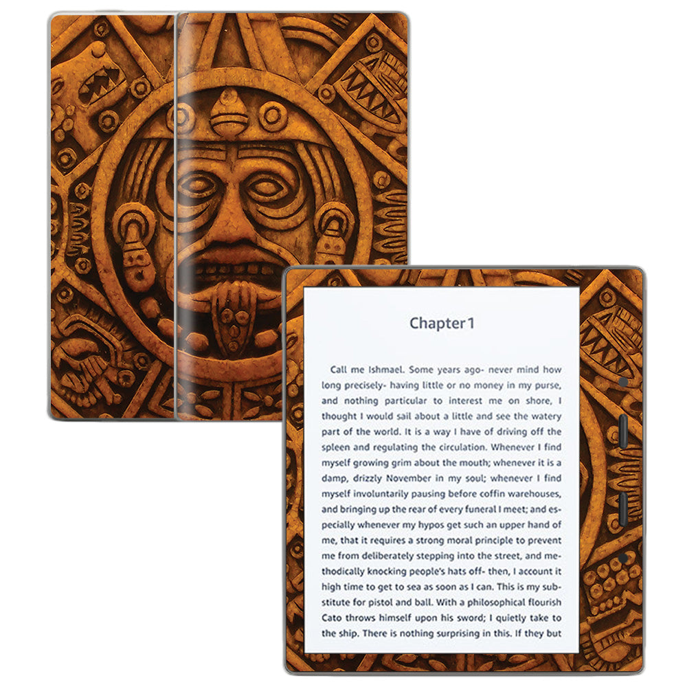 Carved Aztec Skin For Amazon Kindle Oasis 7" (9th Gen) — MightySkins