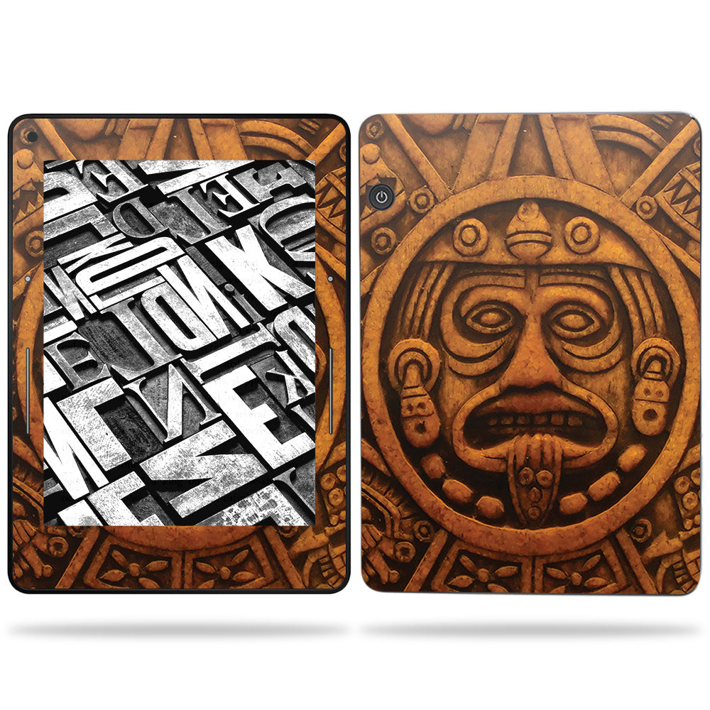 Carved Aztec Skin For Amazon Kindle Voyage 6" (2017) — MightySkins